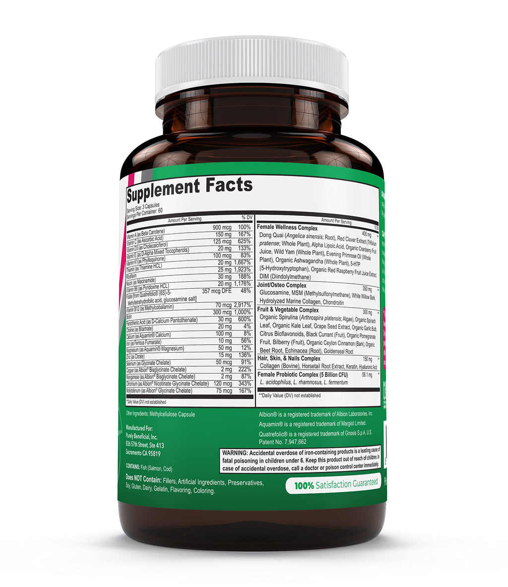 iron enriched blended vitamin capsules