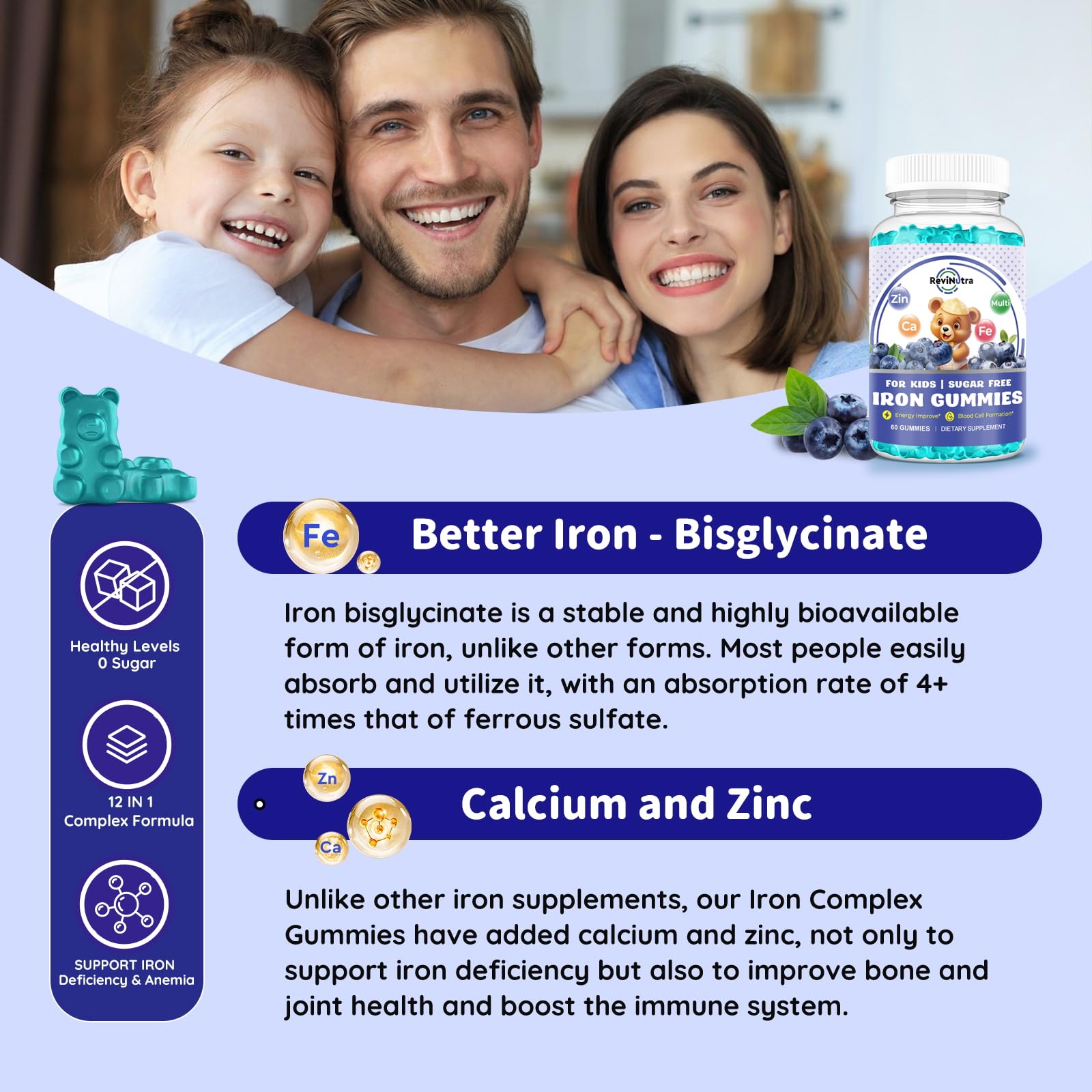 iron-enriched gummies for kids health