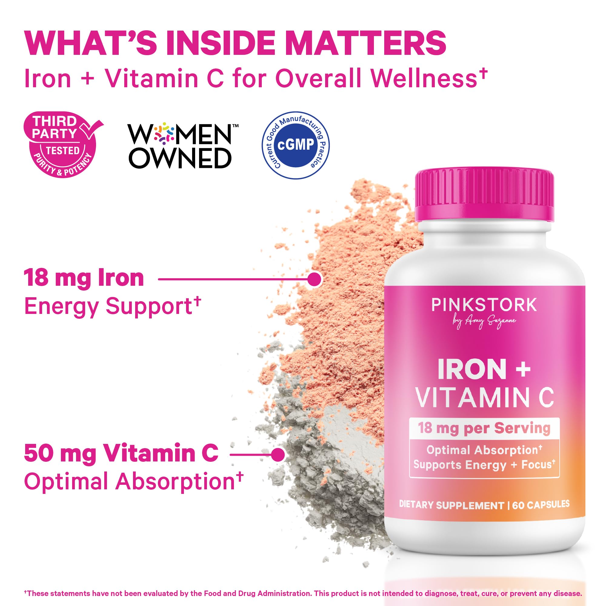 Iron for energy and focus