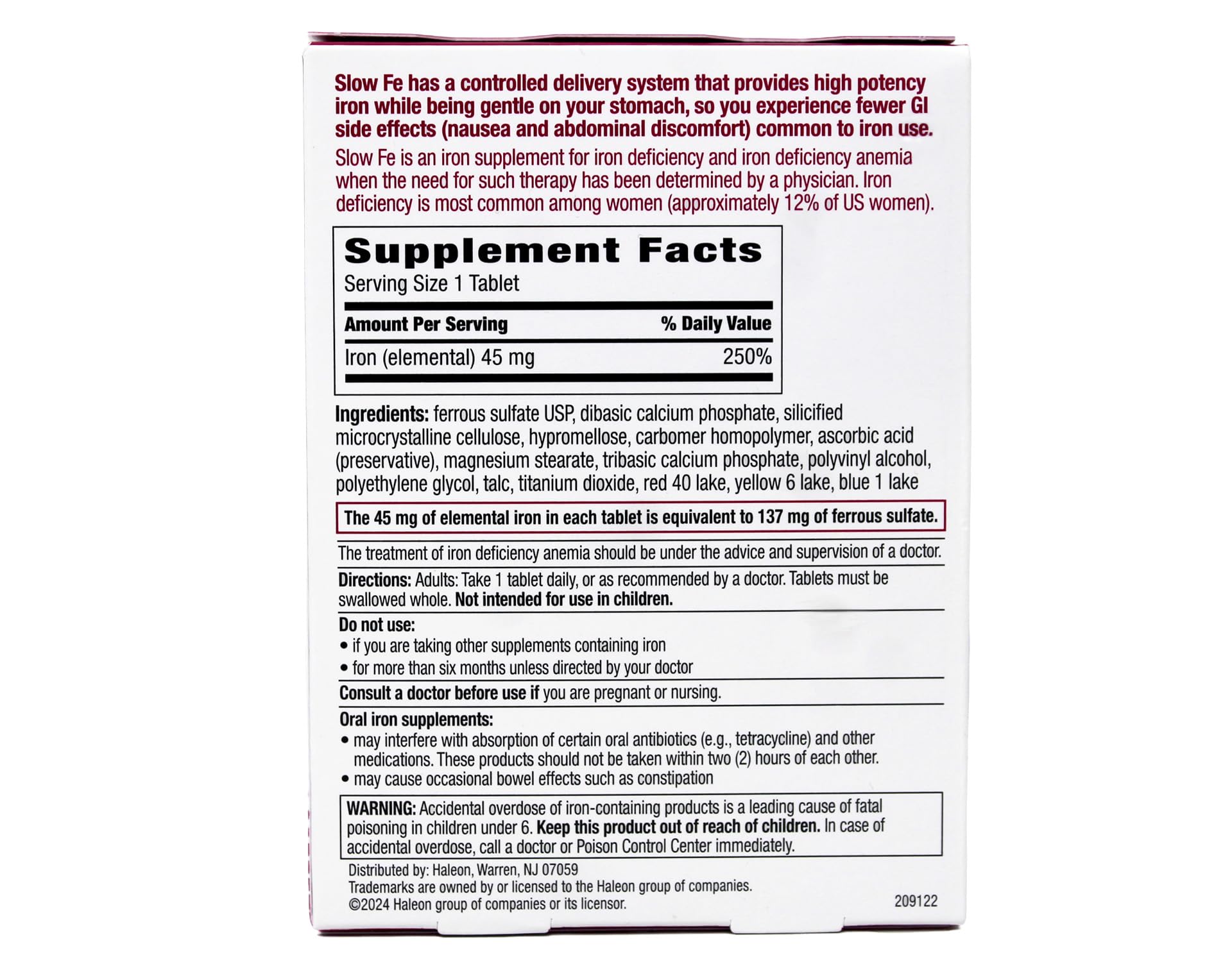 iron for improved blood health