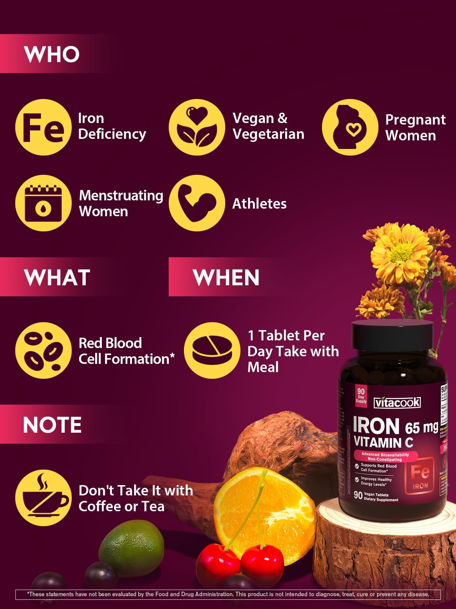 iron for improved overall health