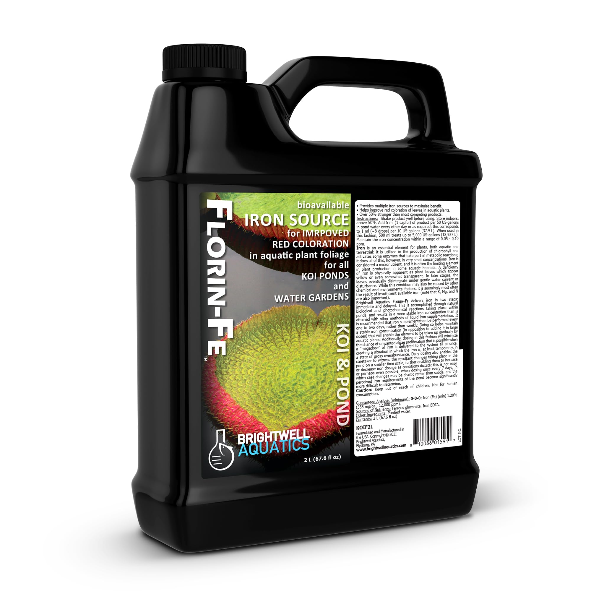 Iron formula for aquarium plants