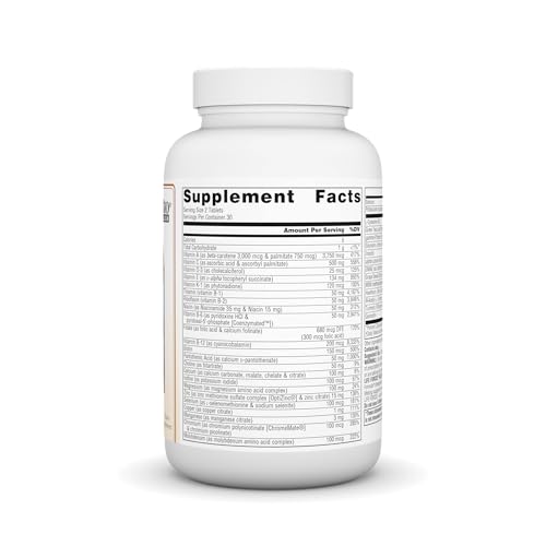 iron-free blended vitamin & mineral formula