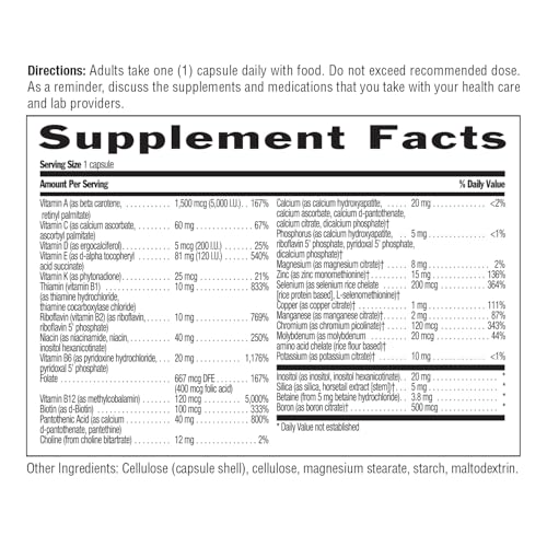 iron-free daily vitamin for energy