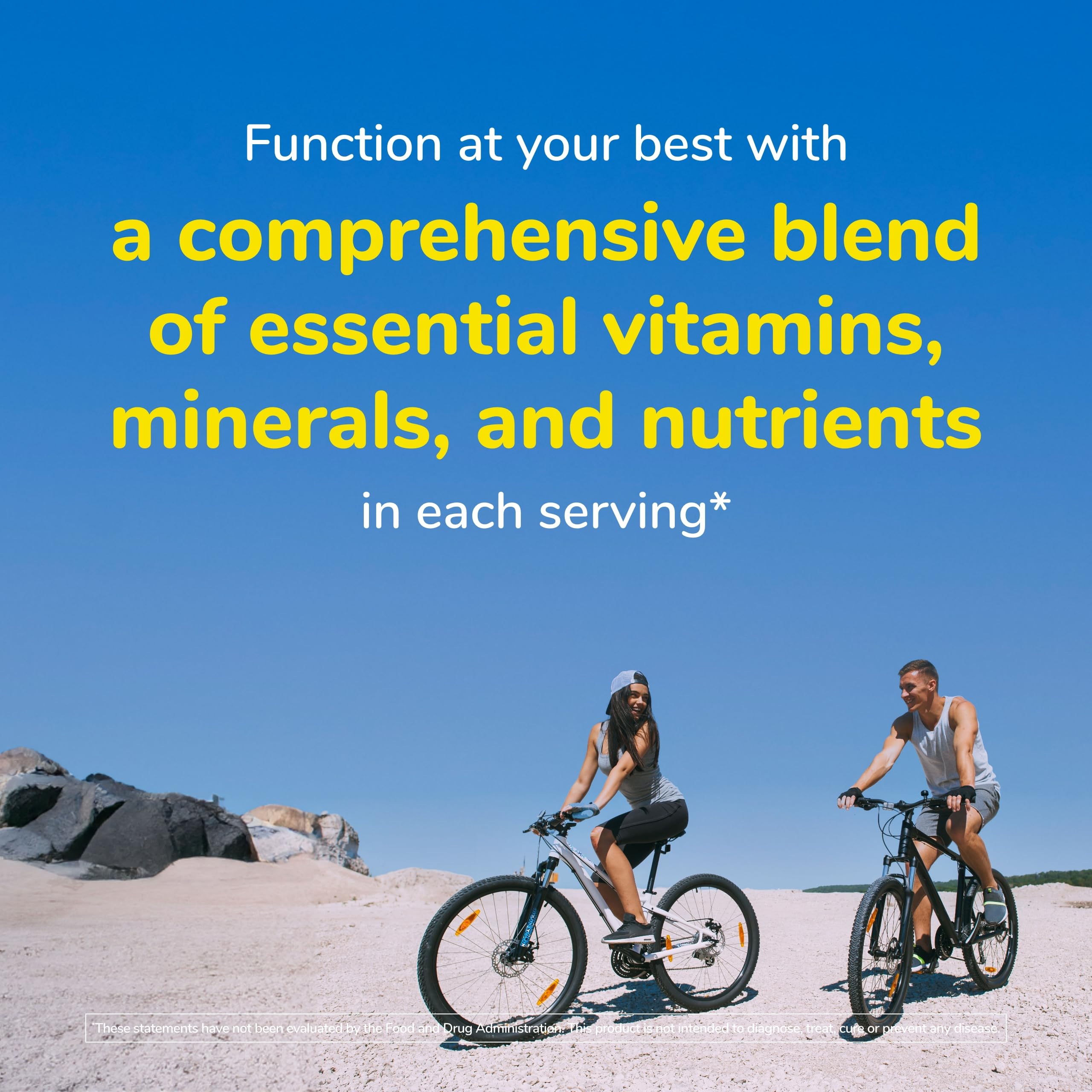 Iron-free daily vitamin for wellness