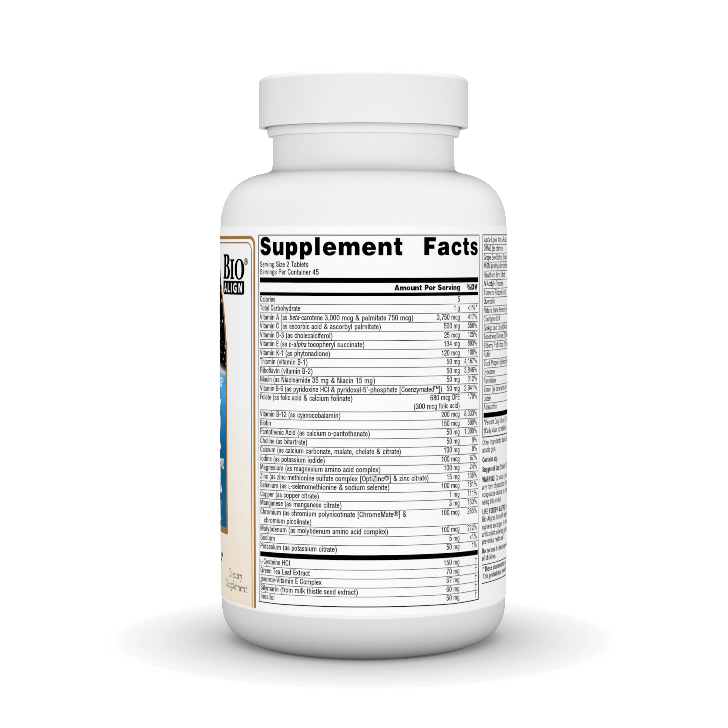 iron-free energy activator vitamins
