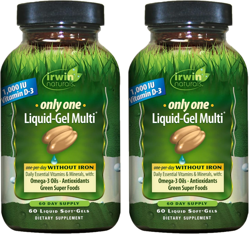 Iron-free multivitamin for adults