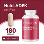 Iron free multivitamin for daily wellness
