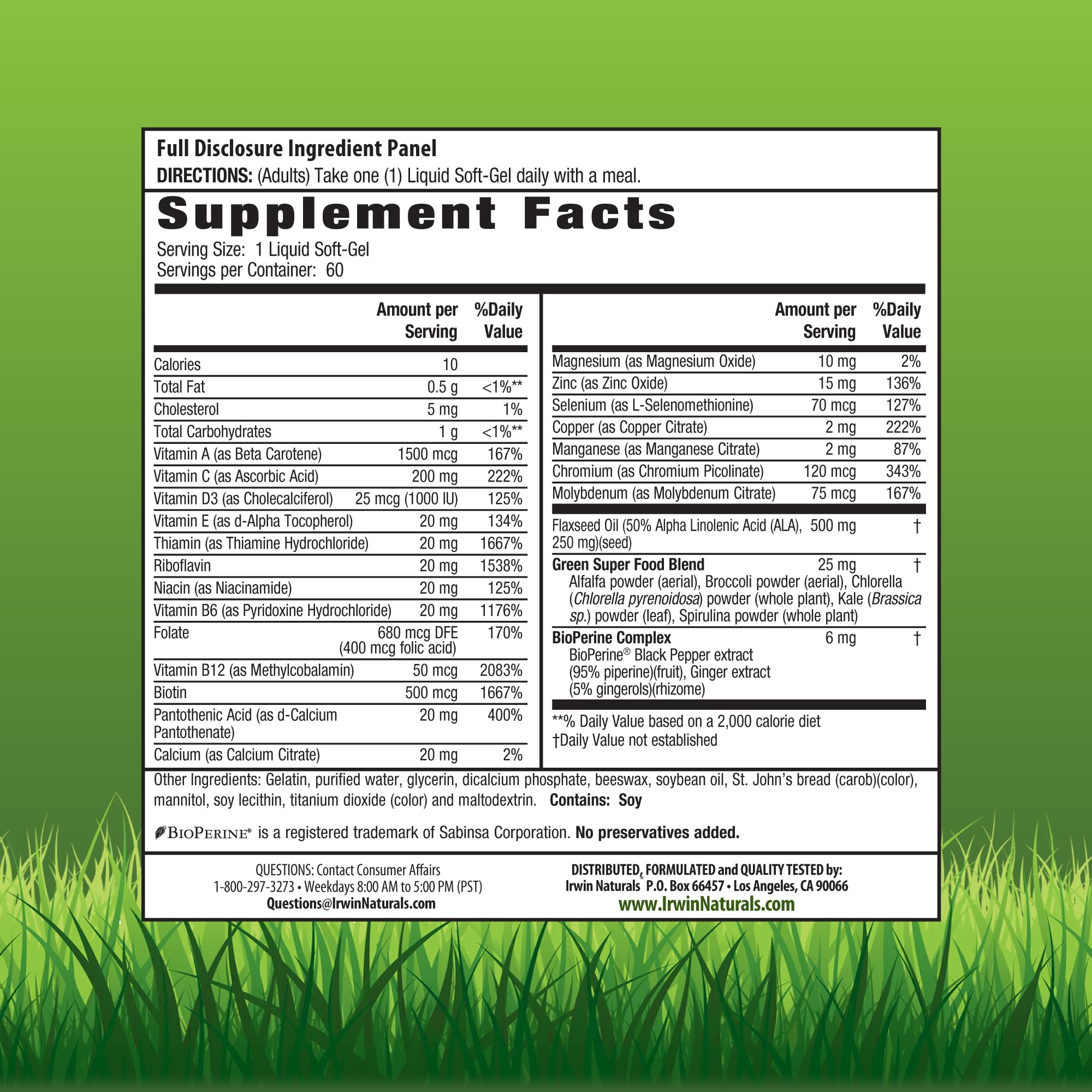 iron-free multivitamin for sensitive stomachs