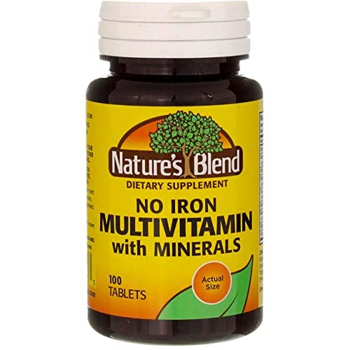 iron-free vitamin and mineral blend
