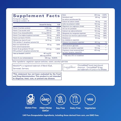iron-free vitamin supplement for better absorption