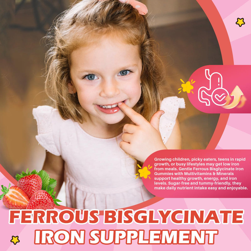 iron gummies for active children