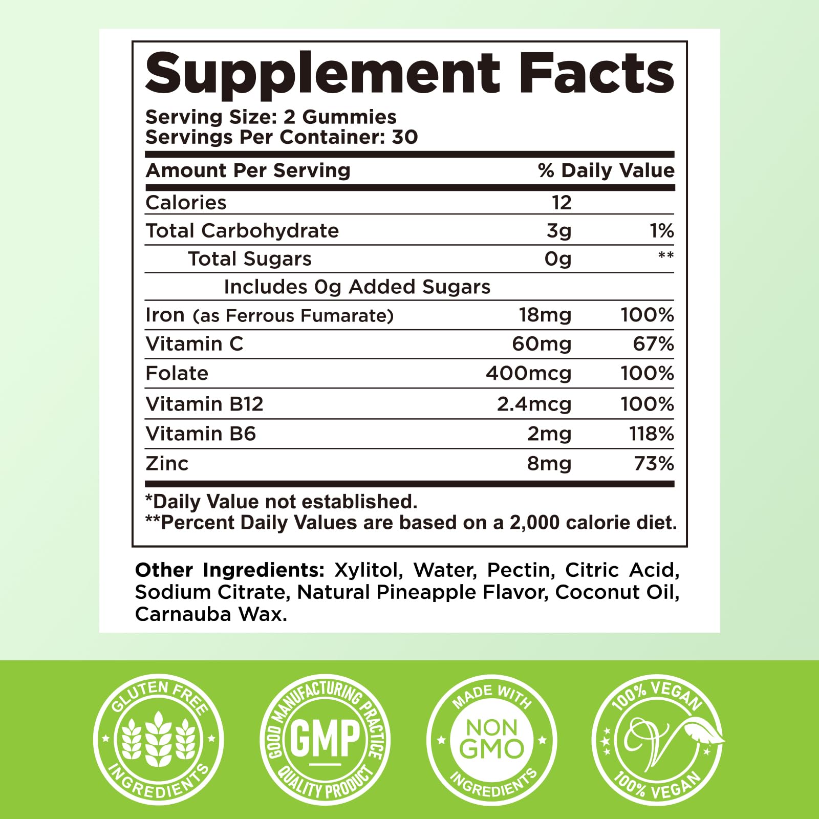 iron gummies for active lifestyles
