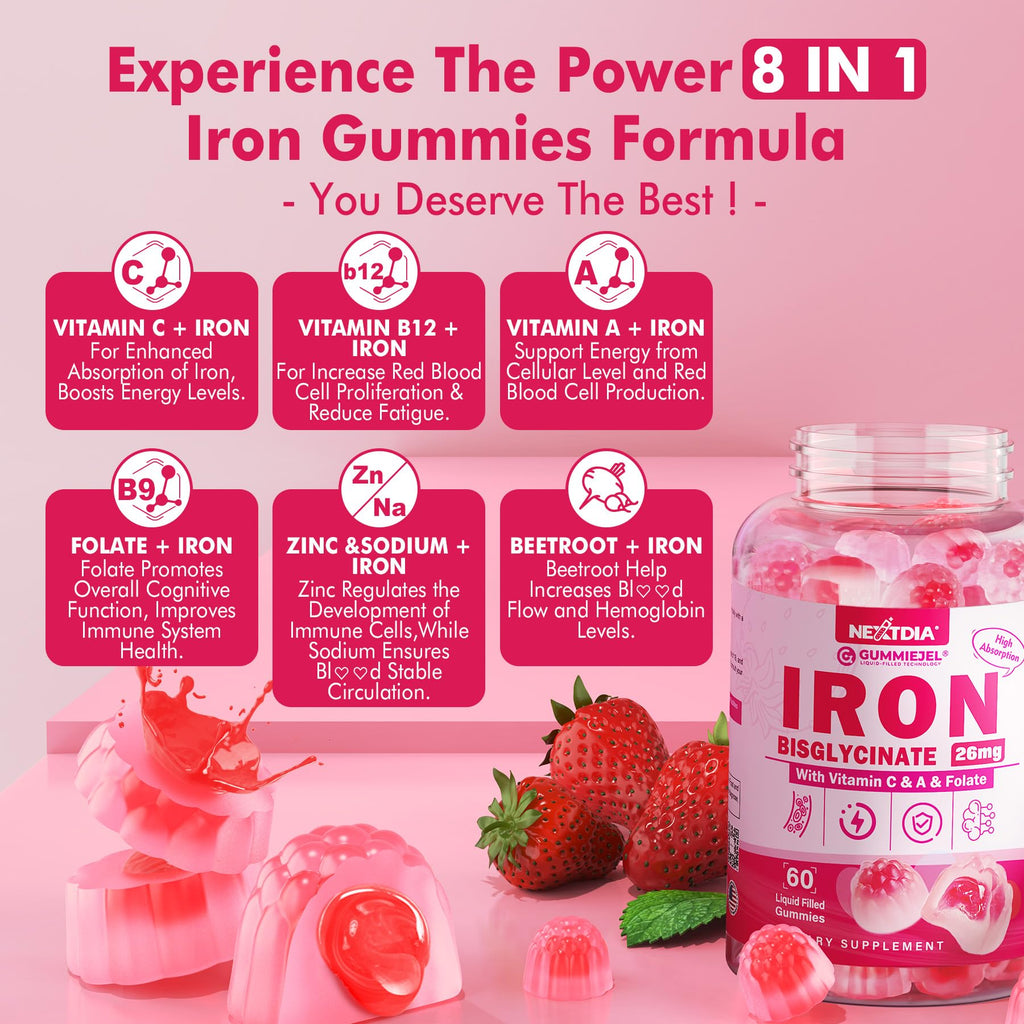 iron gummies for better iron levels