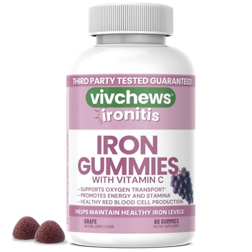 Iron gummies for daily energy