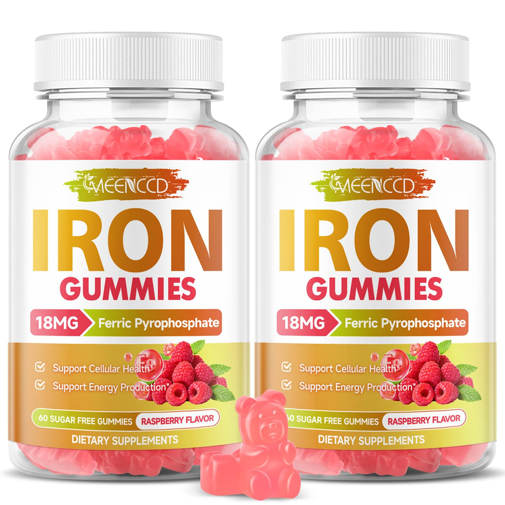 Iron gummies for daily energy