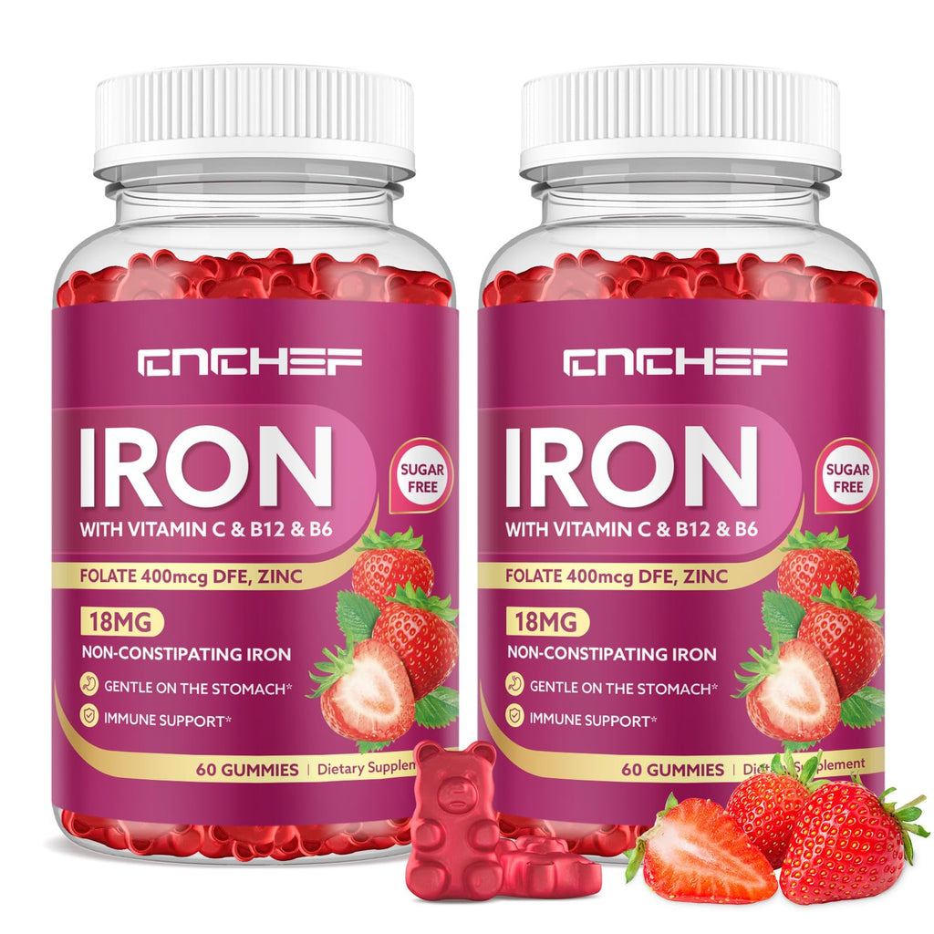 Iron gummies for daily health