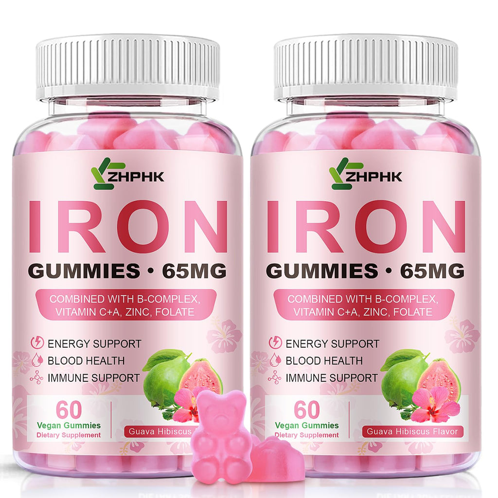 Iron gummies for energy boost