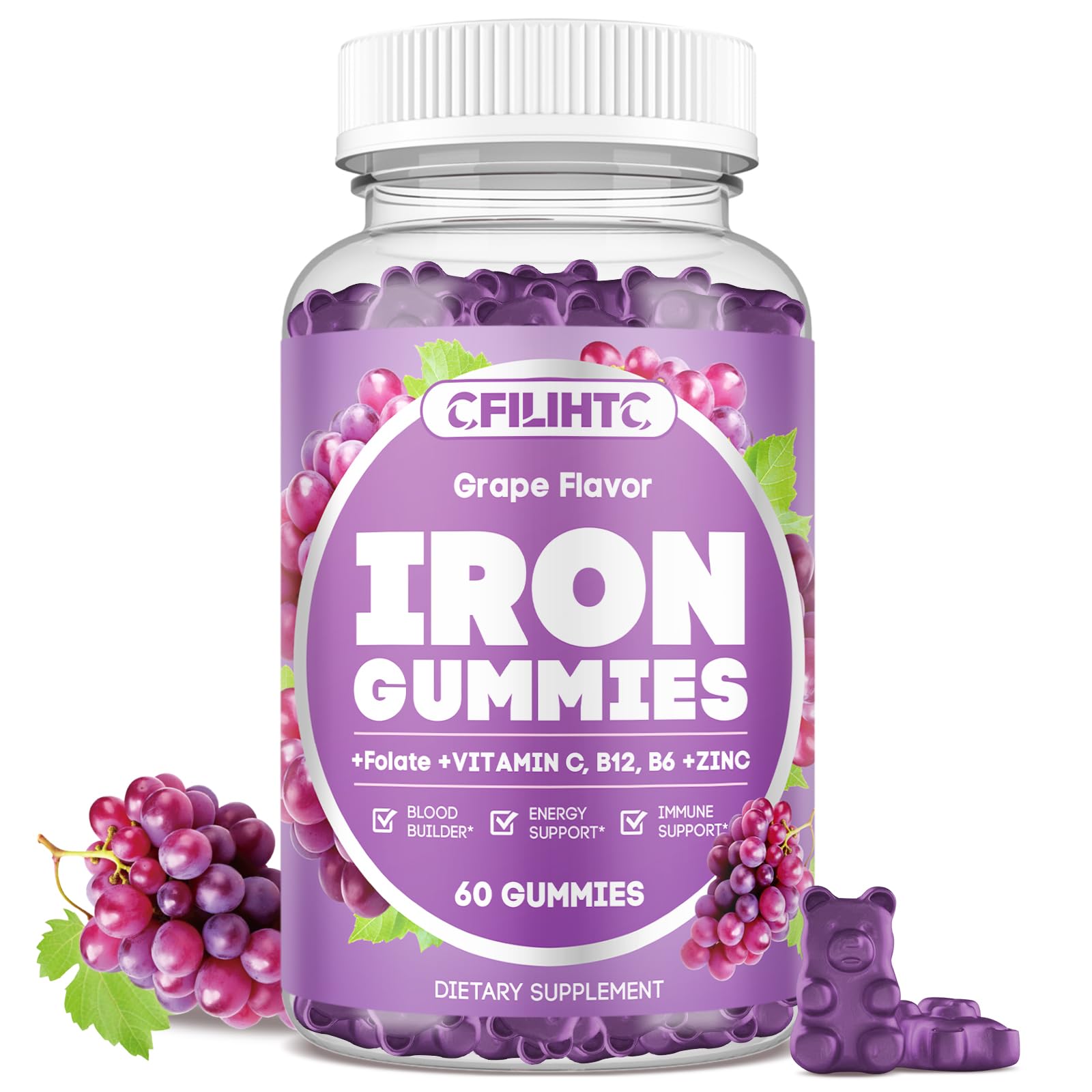 iron gummies for energy boost