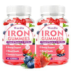 Iron gummies for energy boost