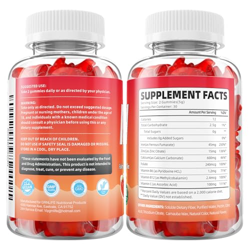 iron gummies for enhanced vitality