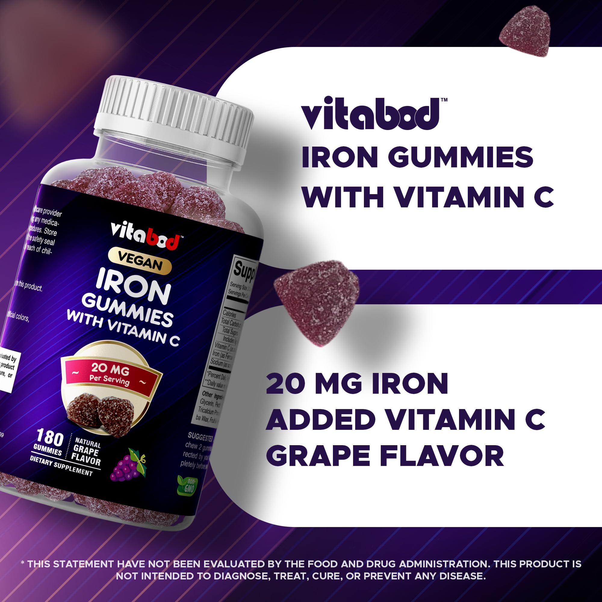 iron gummies for enhanced vitality
