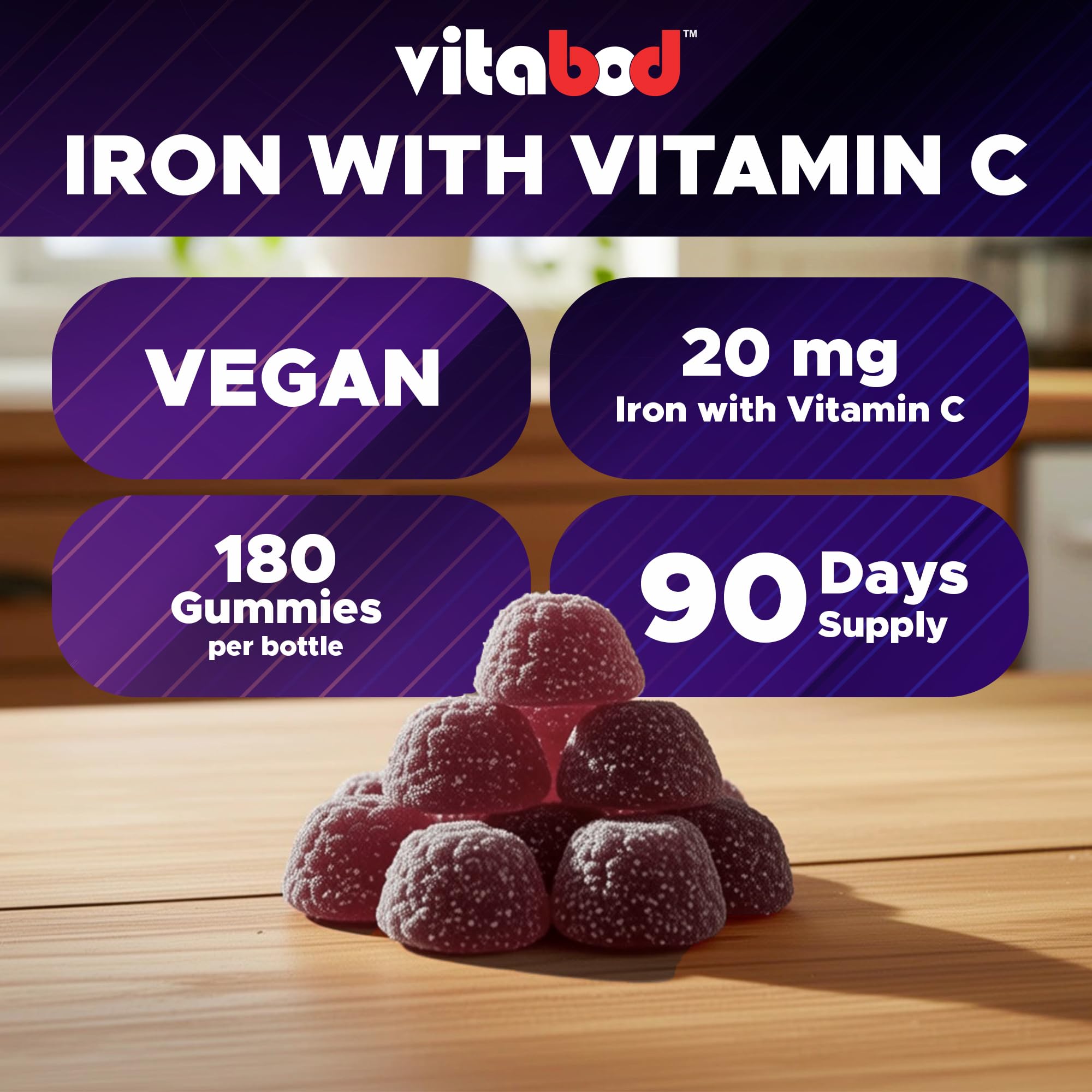 iron gummies for healthy blood levels