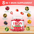 Iron gummies for immune support