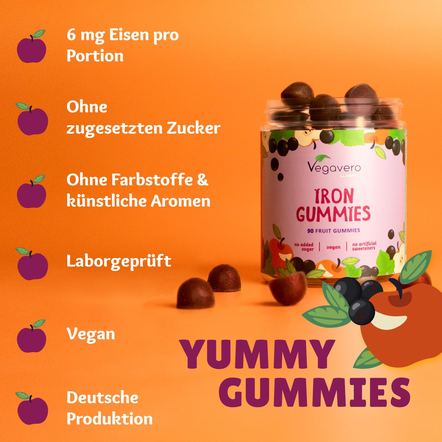 iron gummies for improved wellness