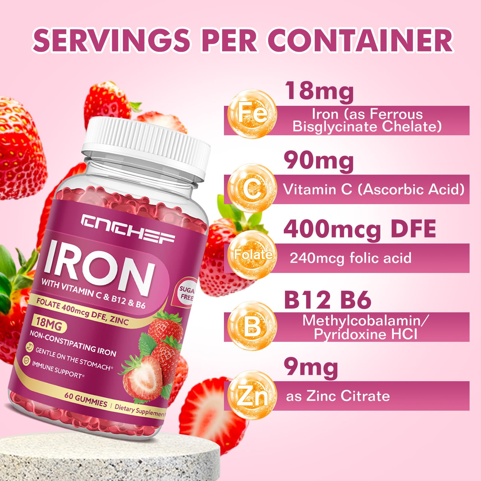 iron gummies for kids' health
