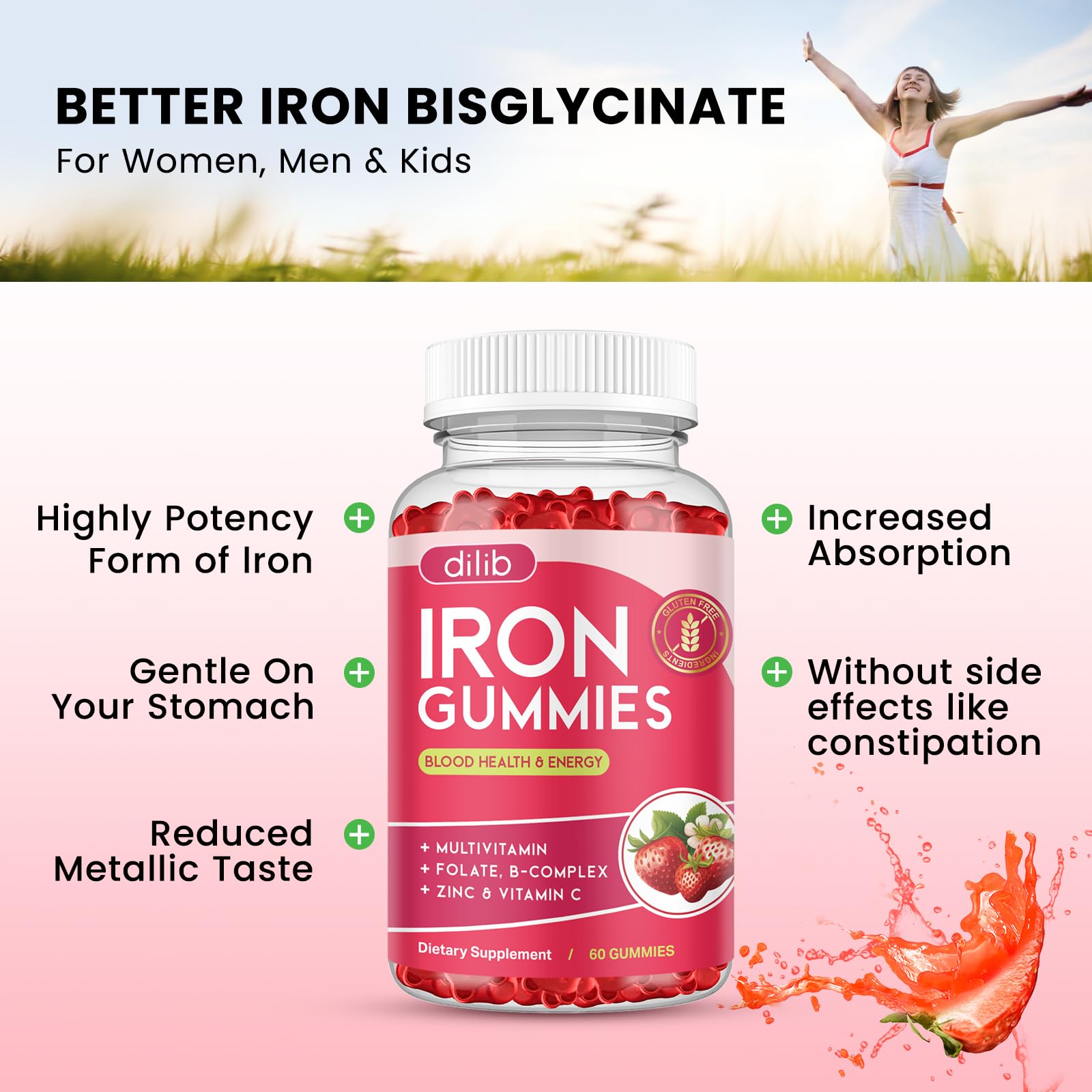 iron gummies for men and women