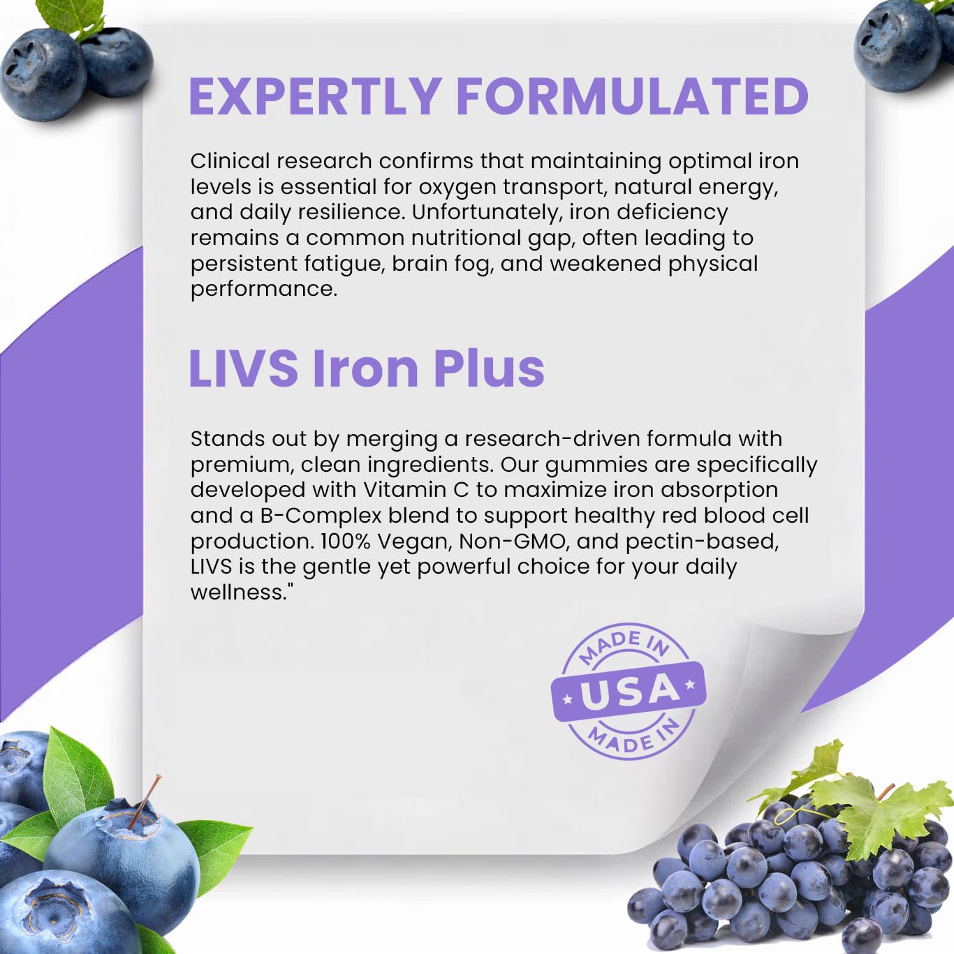iron gummies for overall health