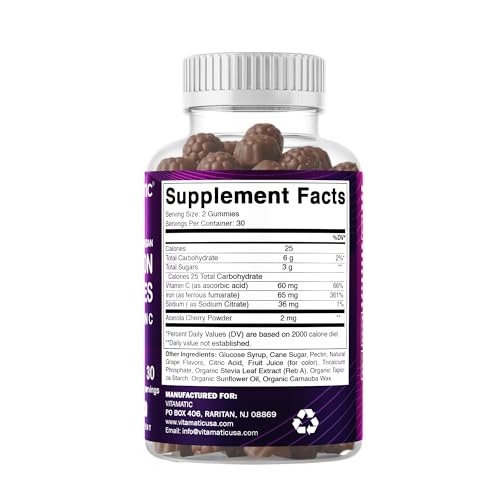 iron gummies for overall vitality