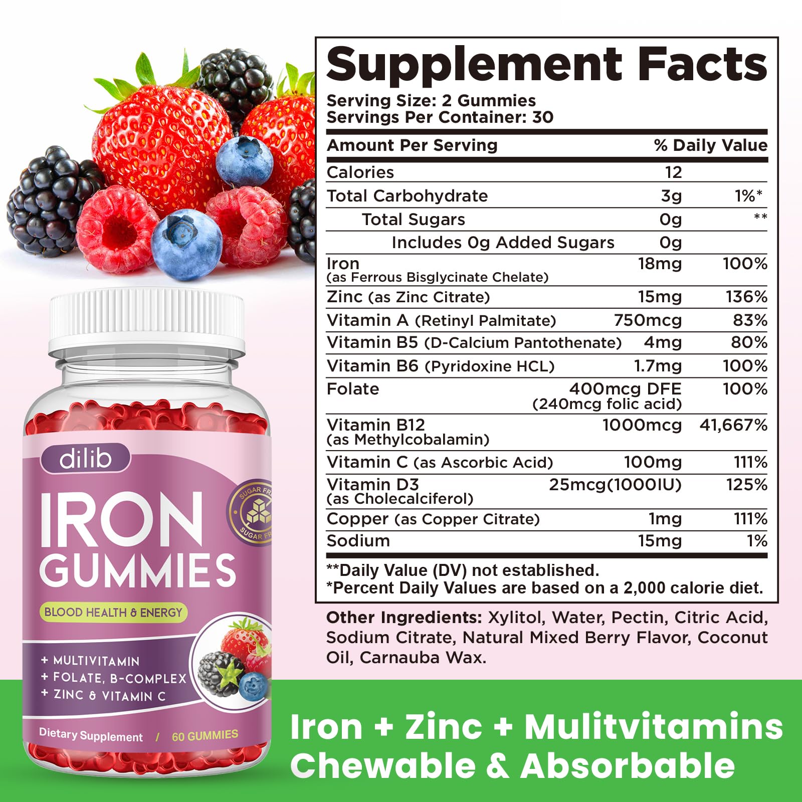 iron gummies for overall wellness