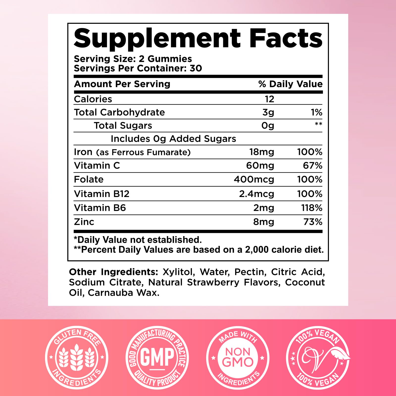iron gummies for women and men