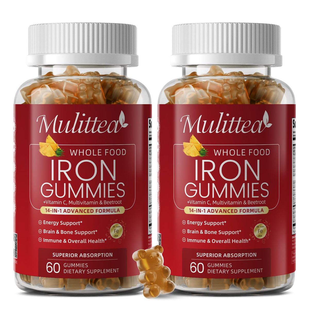 Iron gummies for women's health