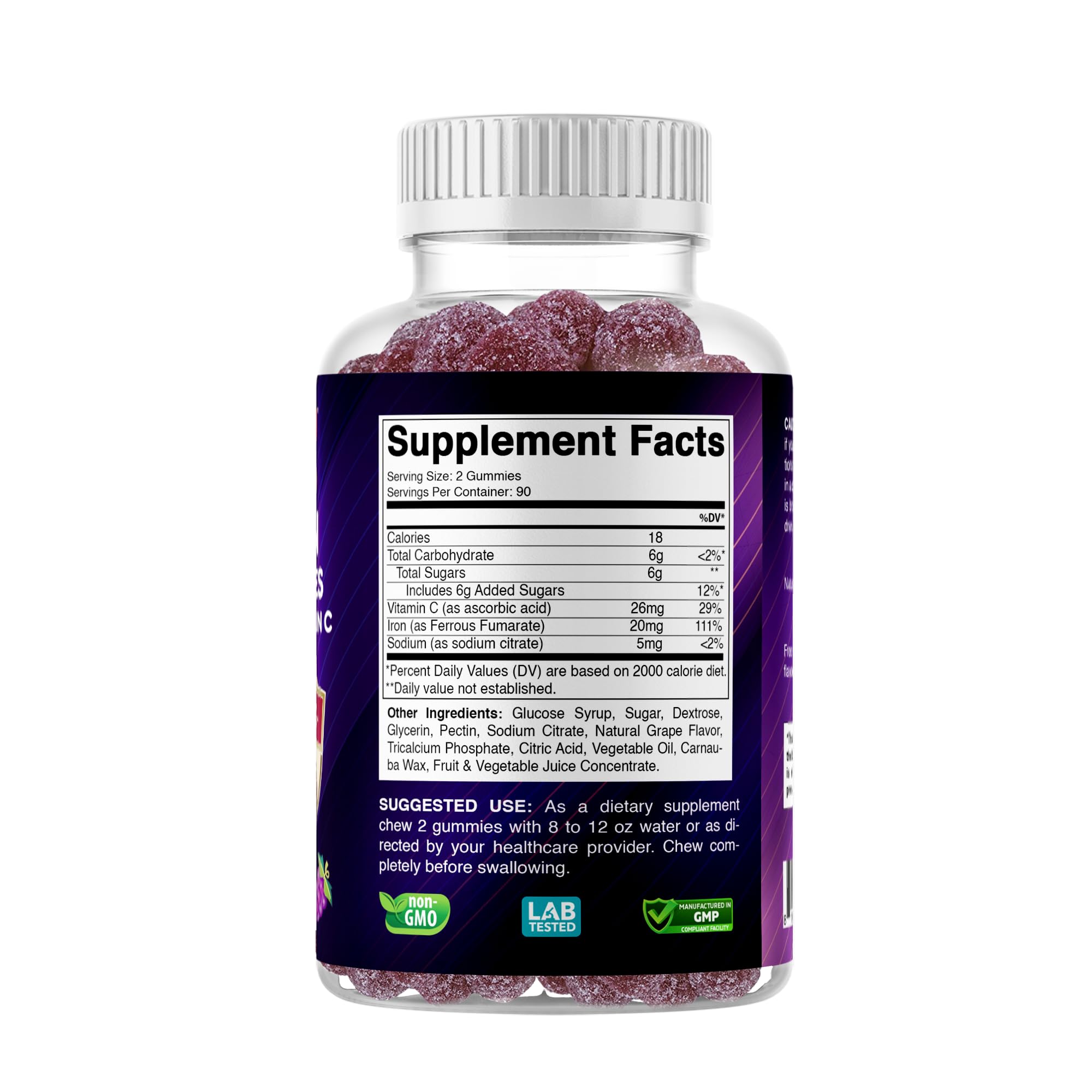 iron gummies to combat fatigue