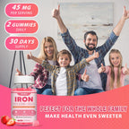 iron gummies with essential vitamins