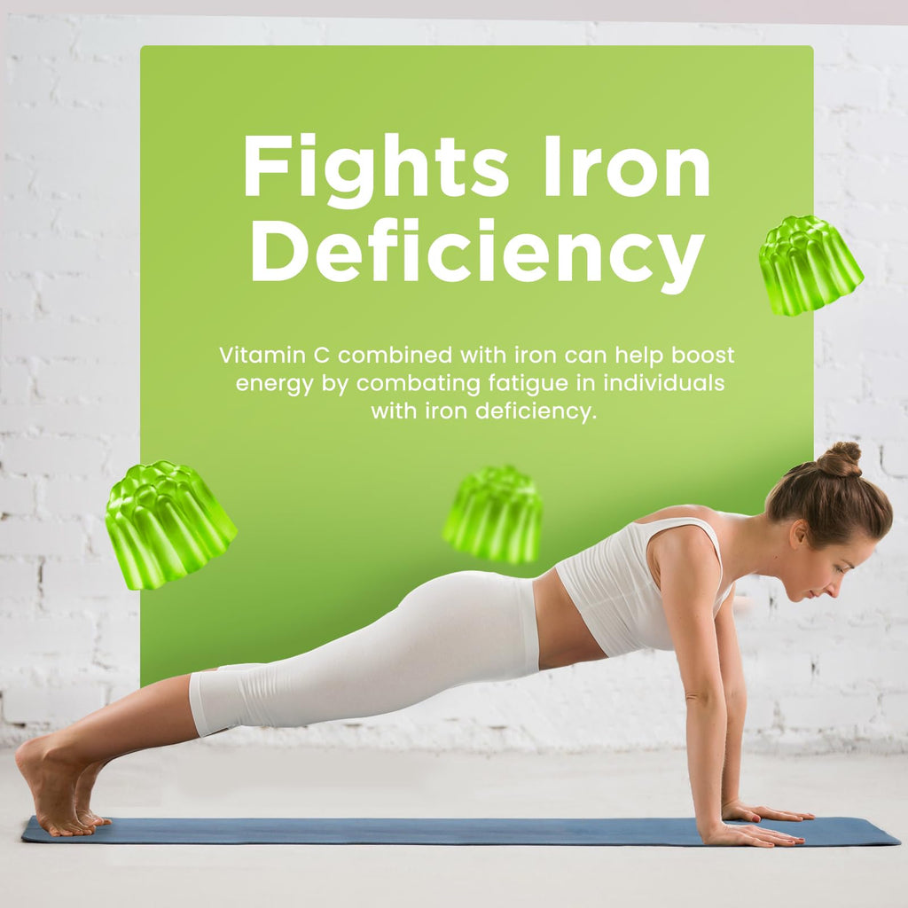 iron gummies with folate benefits