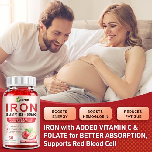 iron gummies with folate for vitality