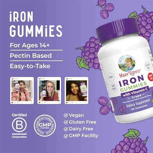 iron gummies with natural flavours