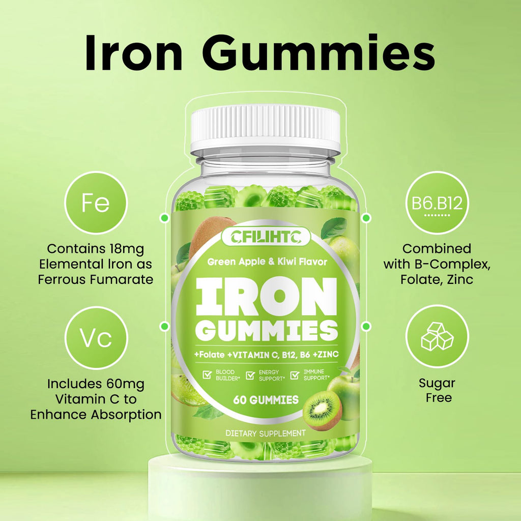 iron gummies with vitamin B12