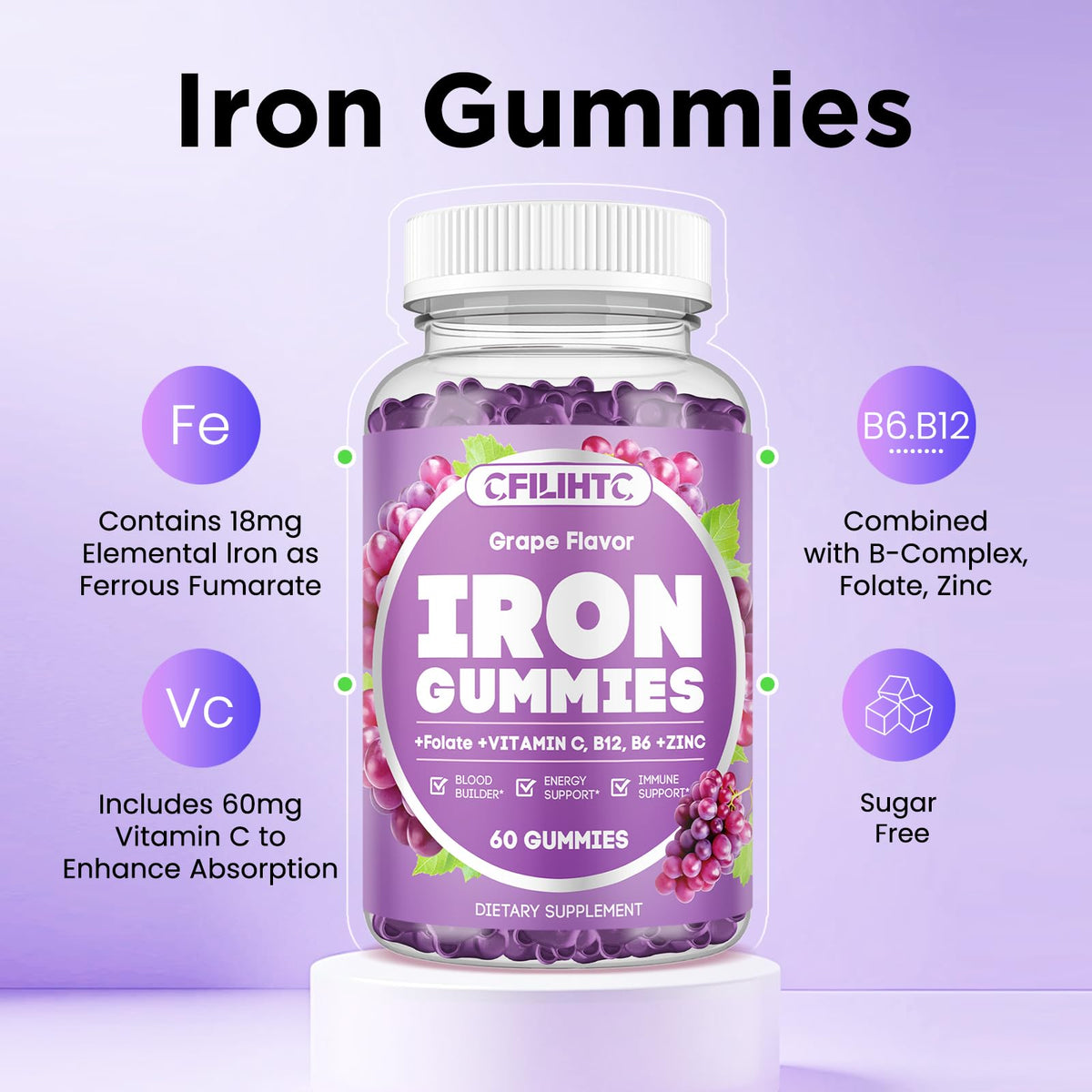 iron gummies with vitamin C benefits