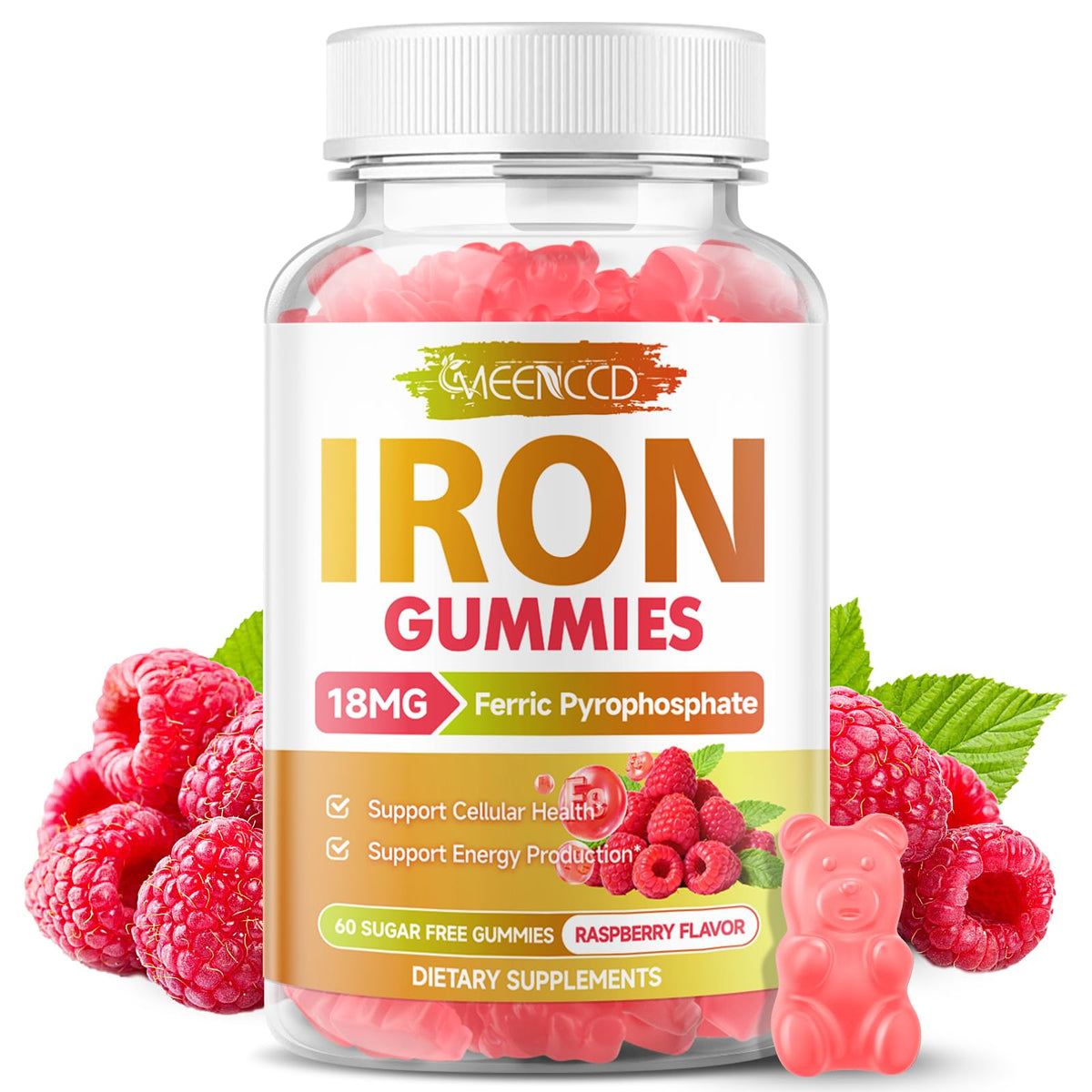 Iron gummies with vitamin C