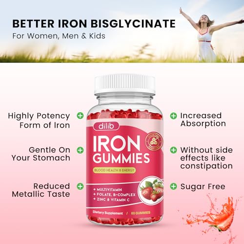 iron gummies with zinc and B12