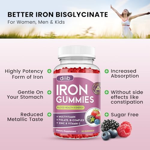 iron gummies with zinc and B12