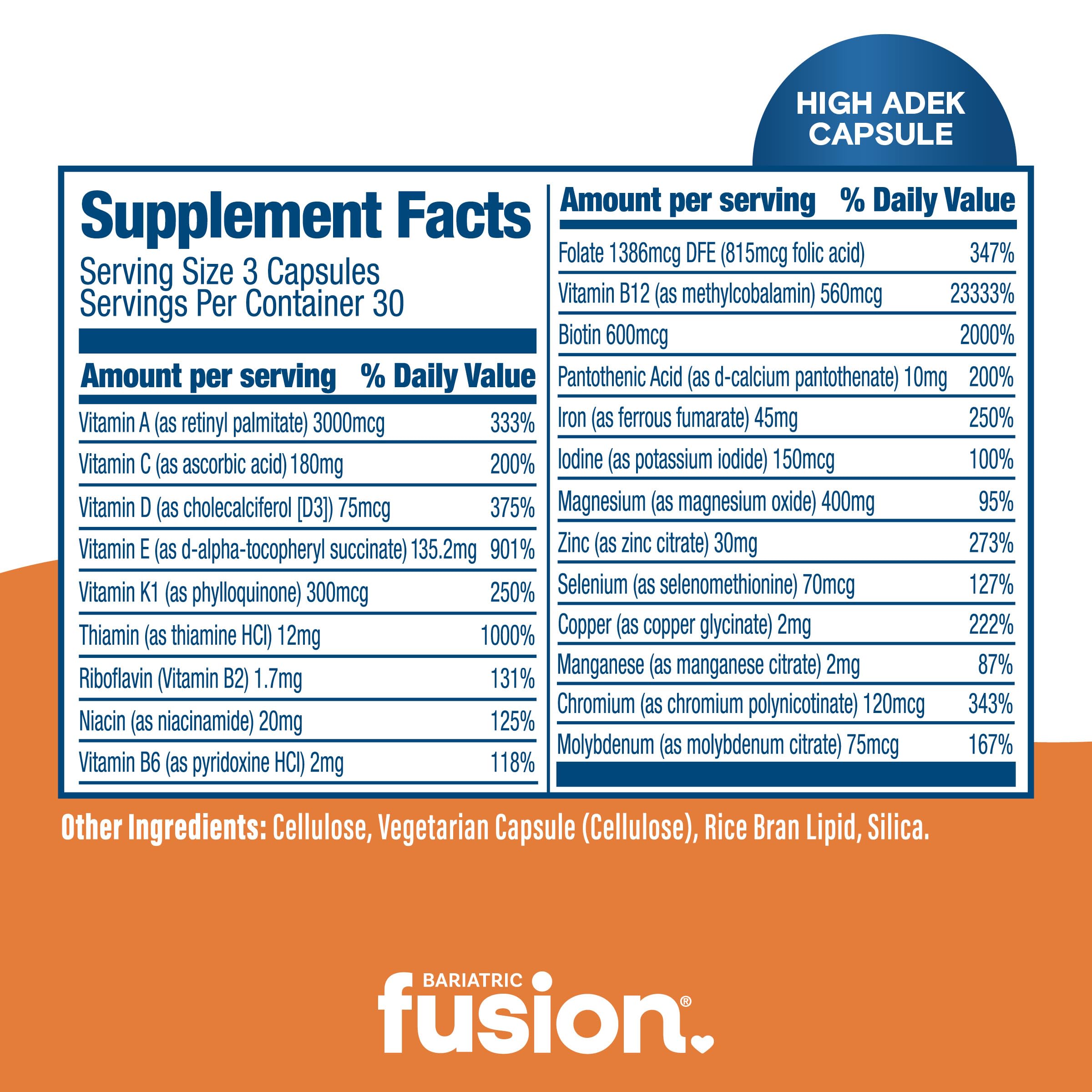 iron-infused blended vitamin capsules