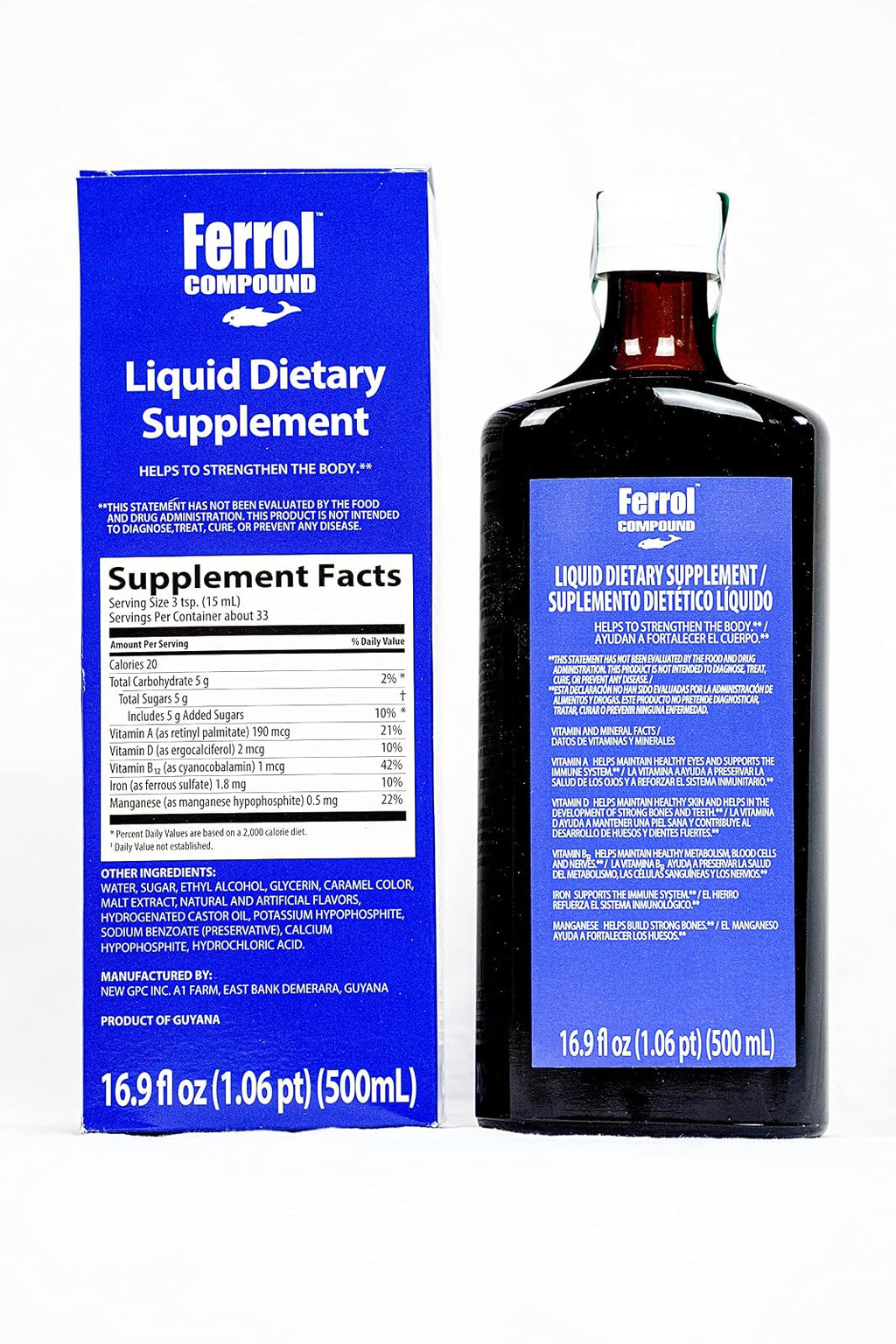 iron liquid dietary supplement