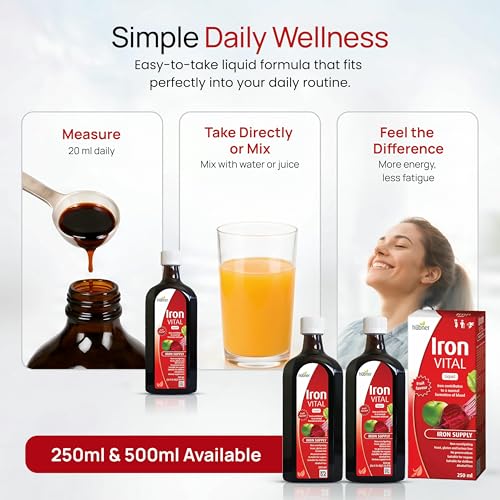 Iron liquid for healthy blood levels