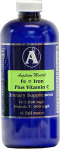 Iron liquid supplement with Vitamin C